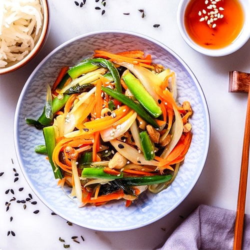 Yasai Itame : Un repas parfait aux Pois Gourmands prêt en 15 minutes ...
